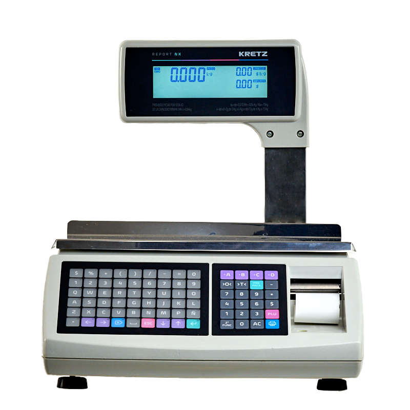 BÁSCULA REPORT NX 30KG VA GRIS | KRETZ Soluciones